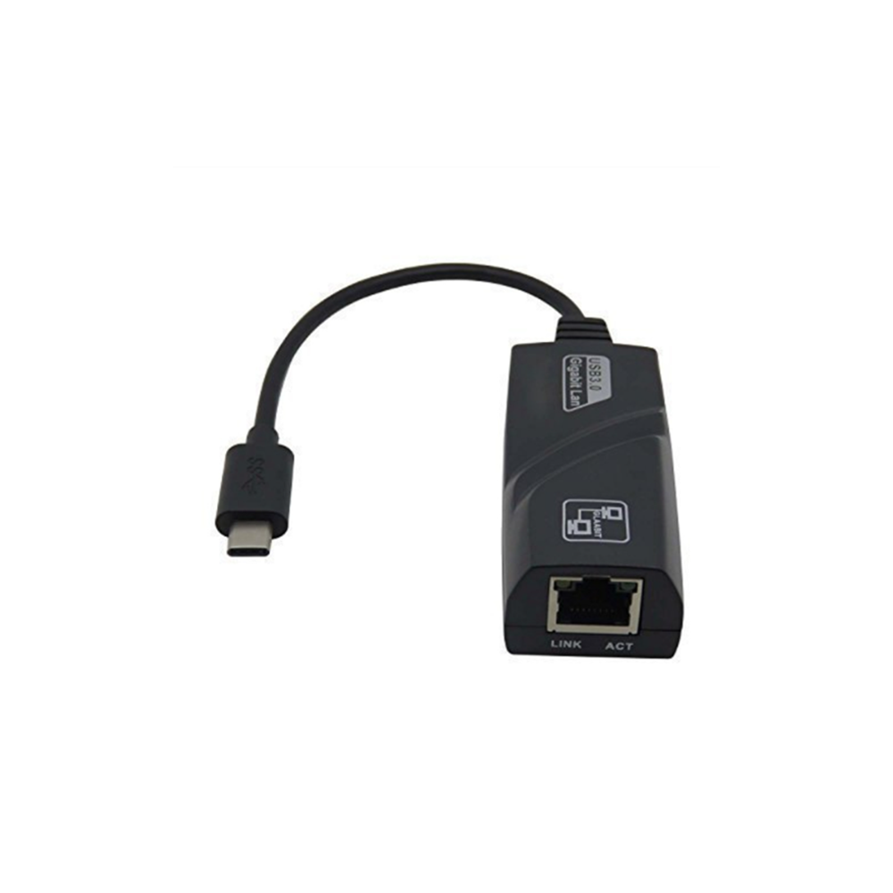 USB Type-C to LAN 10/100/1000 Mbps Gigabit Ethernet Adapter - Techubme